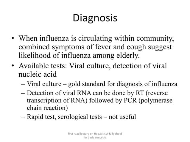 Influenza - epidemiology, prevention and control | PPTX | Infectious Diseases | Diseases and ...