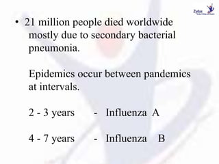 Influenza, Bird Flu, SARS & Swine Flu.pptx