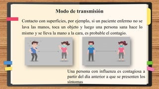 Tema sobre la influenza, definición y datos generales | PDF