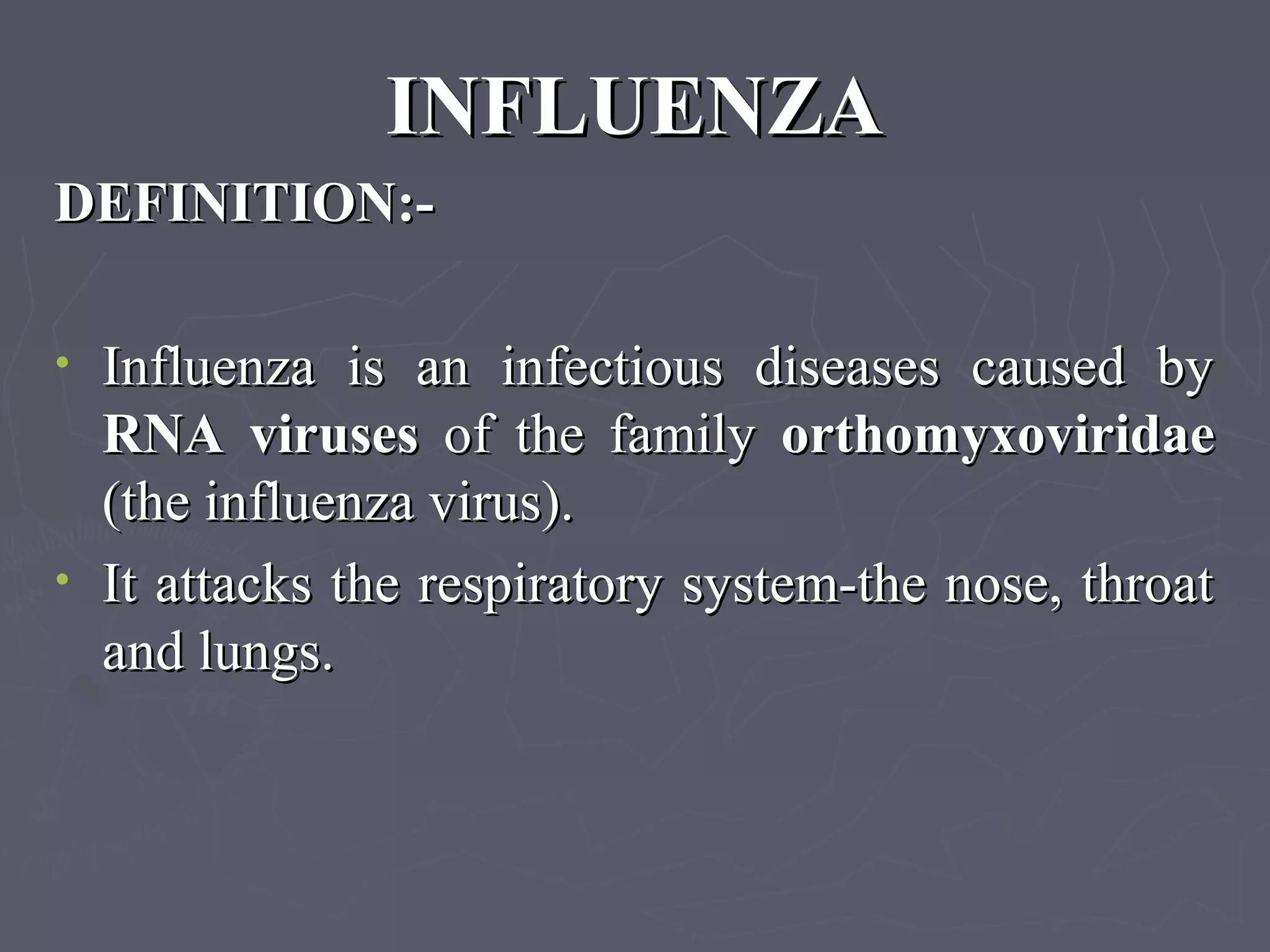 Influenza ppt | PPT