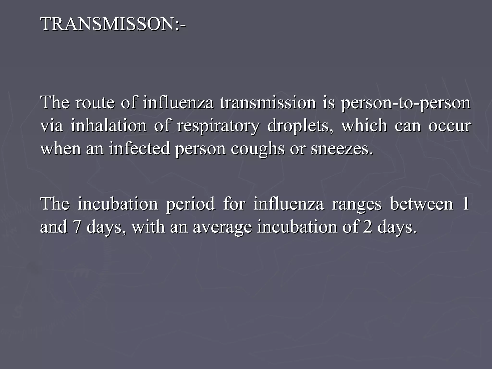 Influenza ppt | PPT
