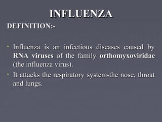 Influenza ppt | PPT