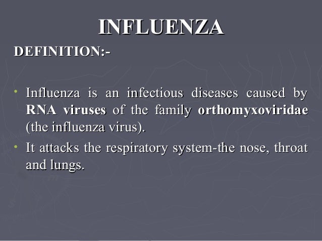 Influenza ppt