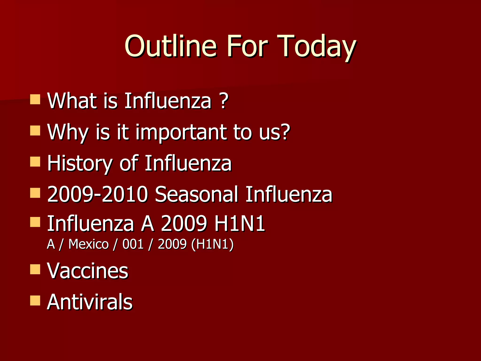 Influenza Ppt 10 09 Ppt