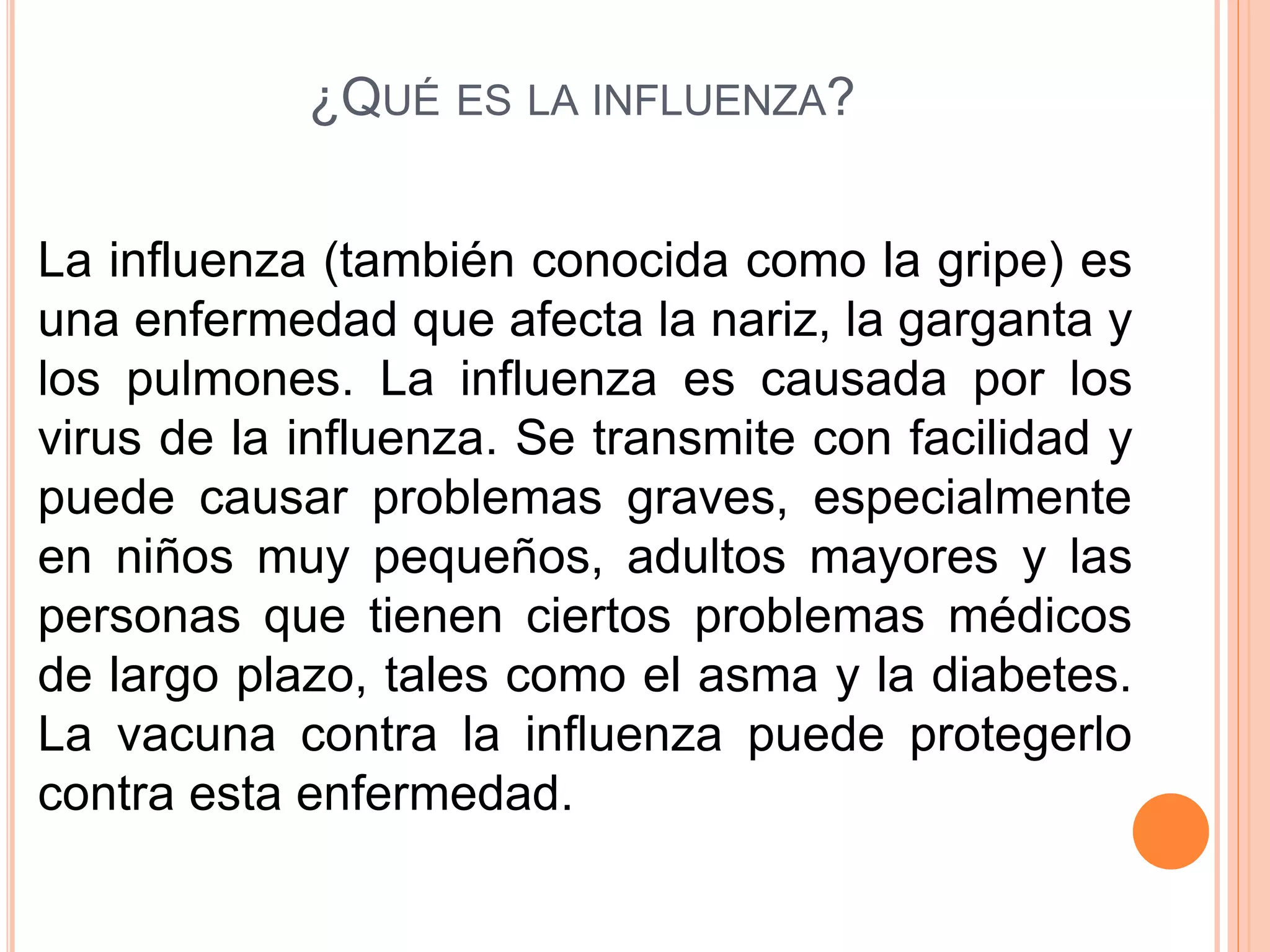 Influenza Infomed Ppt