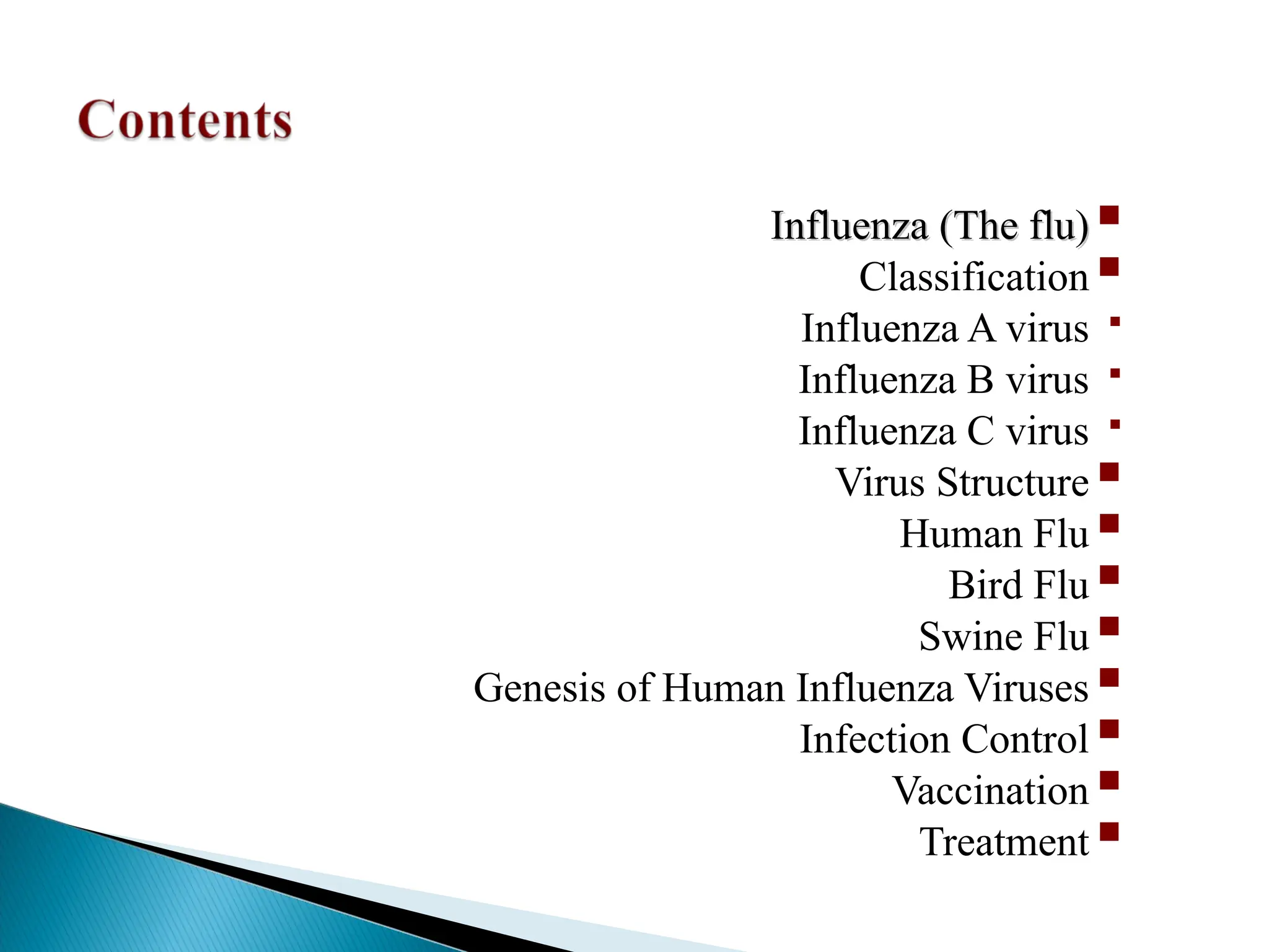Influenza (The flu).ppt................... | PPT