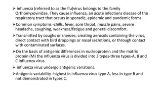influenza virus.pdf easy format and understanding | PDF