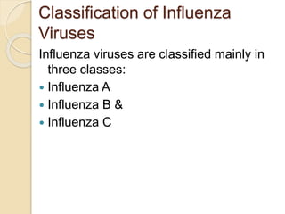 Influenza and Its Vaccine preparation | PPTX