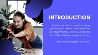 InfluGlue - Factors to consider when developing the ideal influencer ...