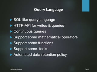 InfluxDb | PPTX | Databases | Computer Software and Applications