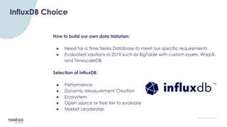How Teréga Replaces Legacy Data Historians with InfluxDB, AWS and IO-Base | PDF