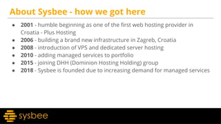 How Sysbee Manages Infrastructures and Provides Advanced Monitoring by ...