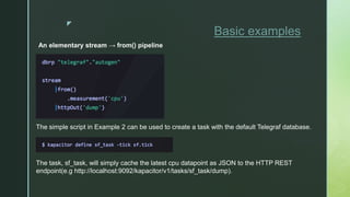 Influx data basic | PPTX