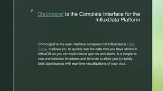 Influx data basic | PPTX | Databases | Computer Software and Applications