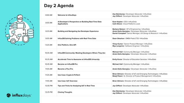 Steinkamp, Clifford [InfluxData] | Closing Thoughts Day 1 | InfluxDays 2022 | PPT | Free Download