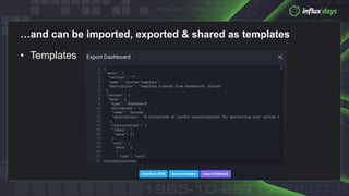 Dashboards as Code by Tim Hall, VP of Product | InfluxData | PPT