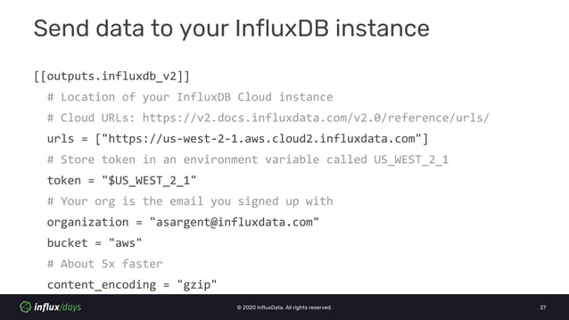Shashi Raina [AWS] & Al Sargent [InfluxData] | Build Modern Monitoring with InfluxDB and AWS ...