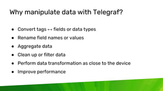 Samantha Wang [InfluxData] | Best Practices on How to Transform Your Data Using Telegraf and ...