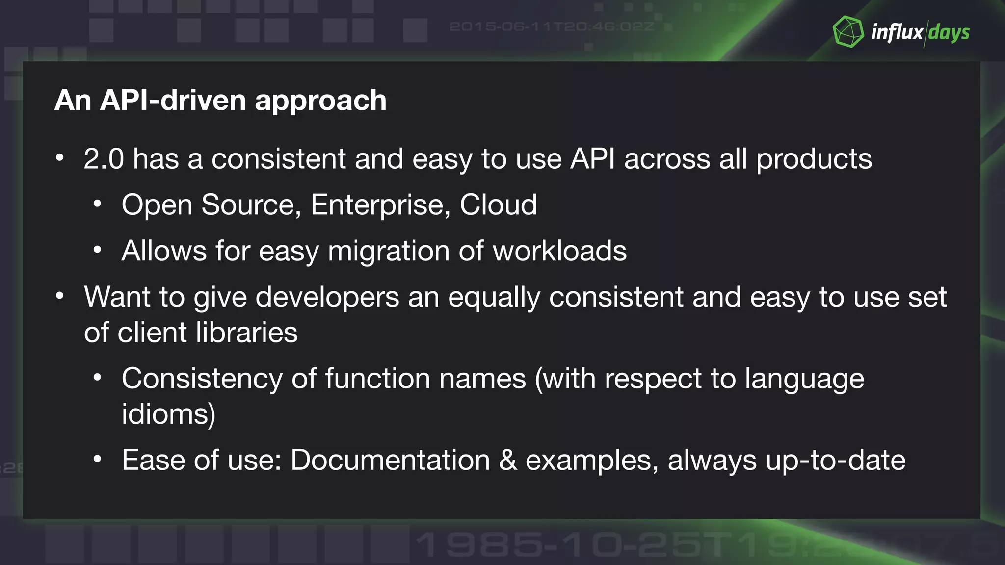 InfluxDB 2.0 Client Libraries by Noah Crowley | PPT