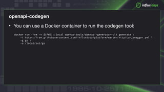 InfluxDB 2.0 Client Libraries by Noah Crowley | PPT