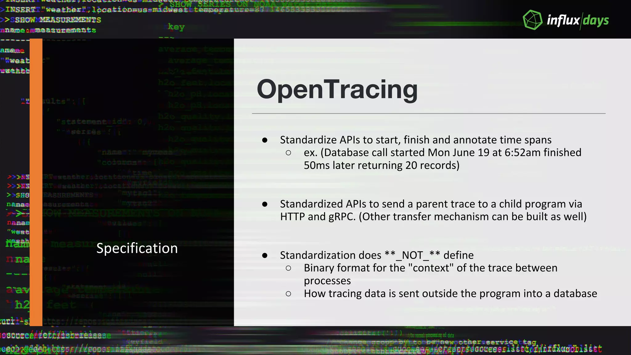 Influxdays Opentracing | PPT