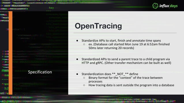 Influxdays Opentracing | PPT
