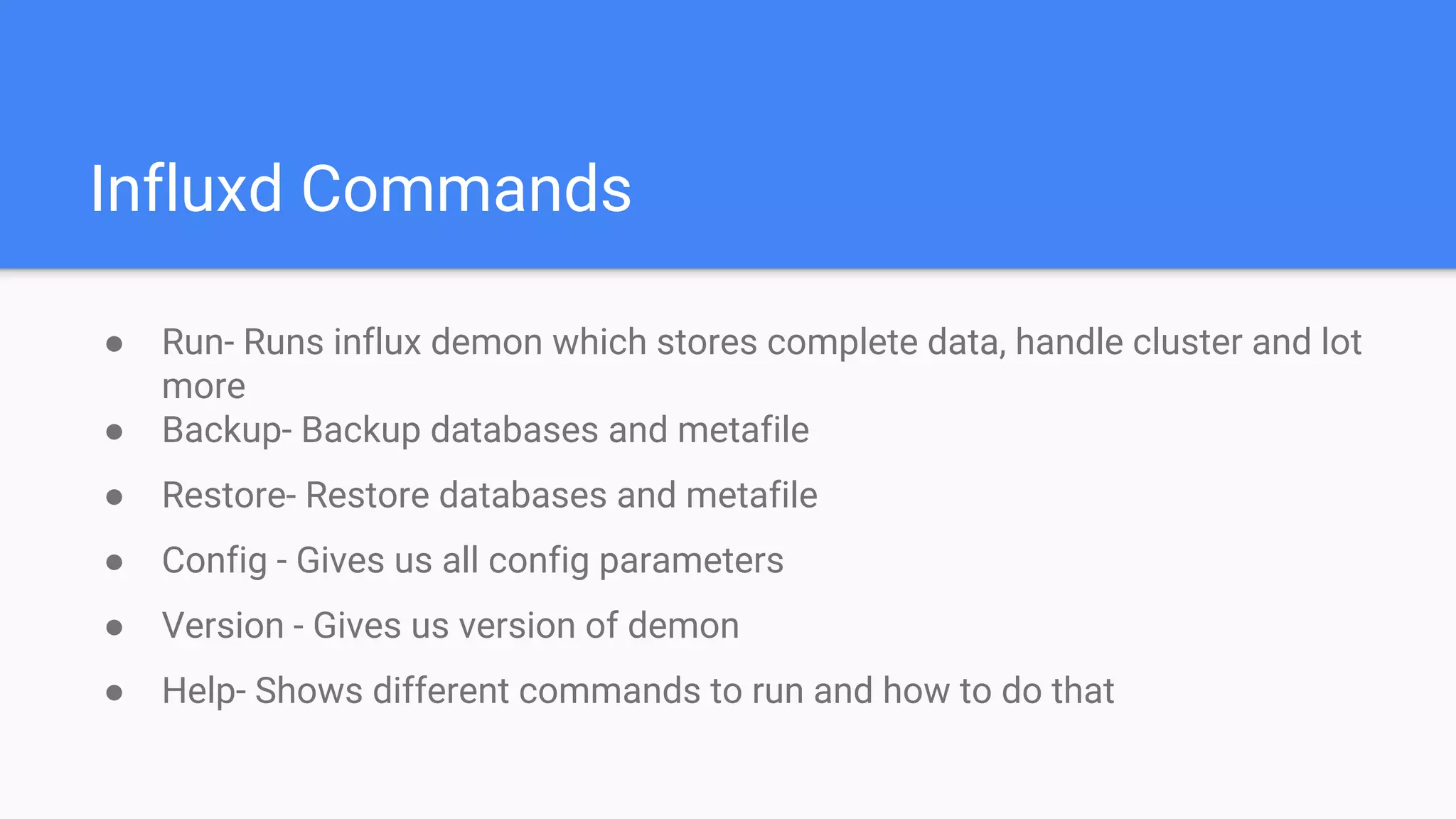 All about InfluxDB. | PDF | Databases | Computer Software and Applications