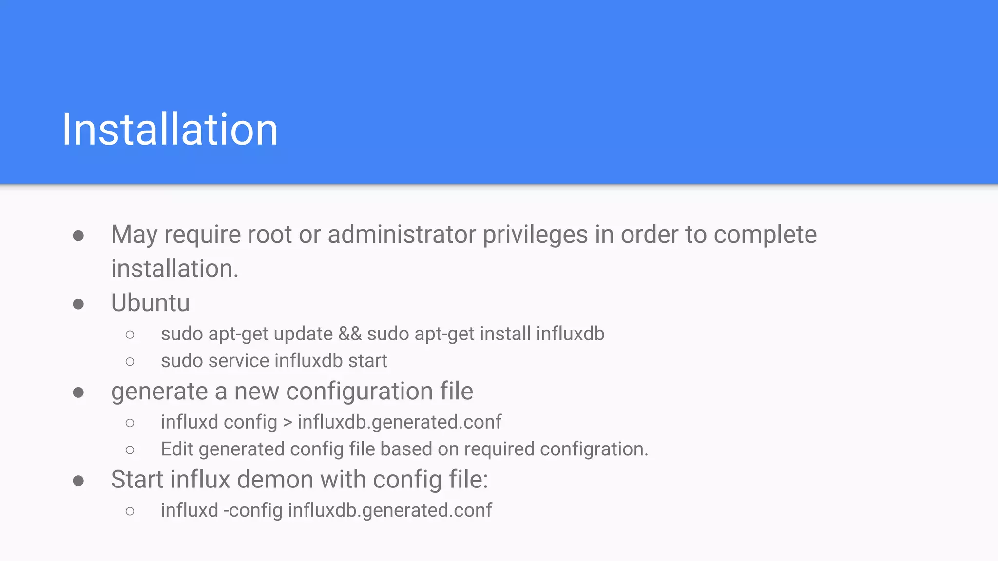 All about InfluxDB. | PDF | Databases | Computer Software and Applications