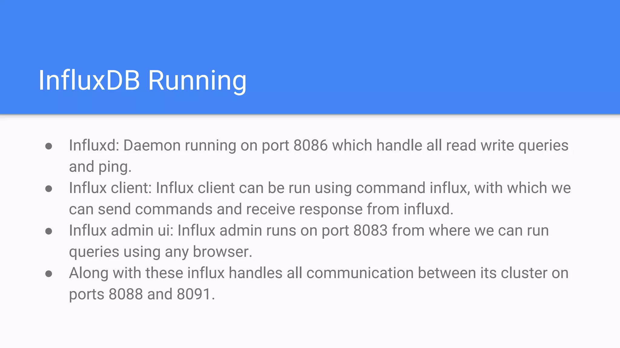 All about InfluxDB. | PDF | Databases | Computer Software and Applications