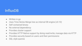 All about InfluxDB. | PDF | Databases | Computer Software and Applications