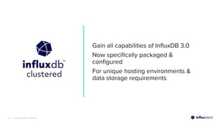 Announcing InfluxDB Clustered | PPTX