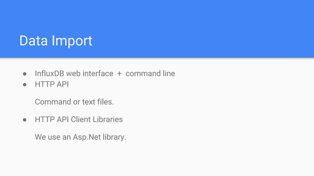InfluxDB and Grafana: An Introduction to Time-Based Data Storage and Visualization | PPT