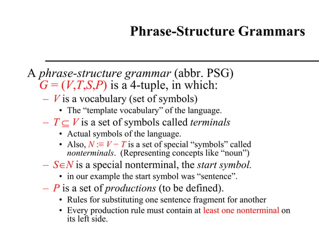 INFO-2950-Languages-and-Grammars.ppt | Programming Languages | Computing