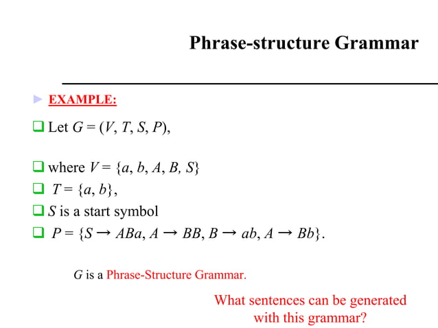 INFO-2950-Languages-and-Grammars.ppt | Programming Languages | Computing