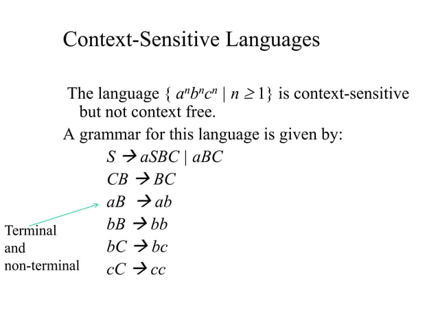 INFO-2950-Languages-and-Grammars.ppt | Programming Languages | Computing
