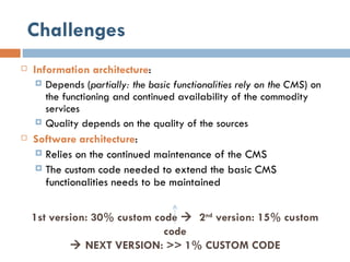 Information / software architectures based on Content Management ...