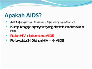 Info Dasar Hiv Dan Aids | PPT