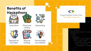 Info Session on Hackathons | PPT