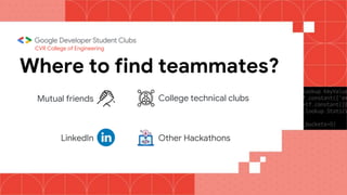 Info Session on Hackathons | PPT