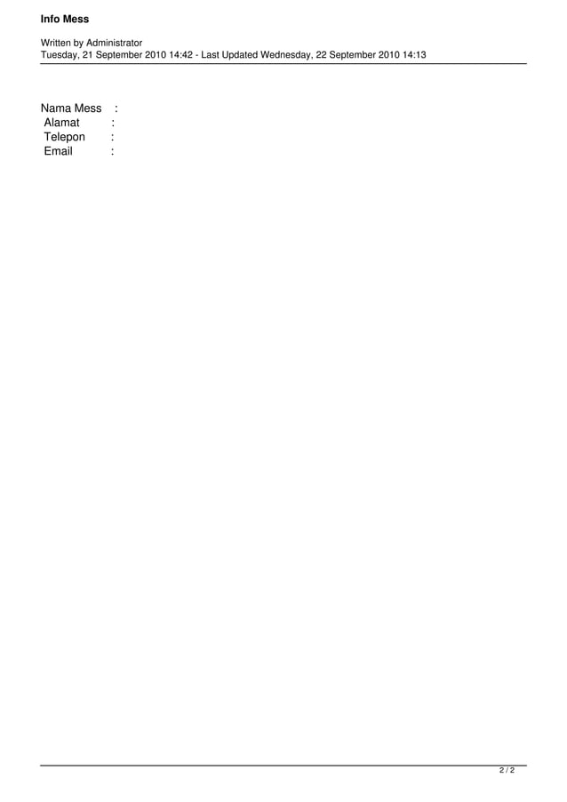 Info mess | PDF | Email | Internet