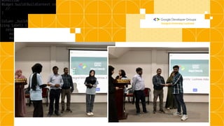 GDGC INFO SESSION PPT AT INTEGRAL UNIVERSITY LUCKNOW | PPT