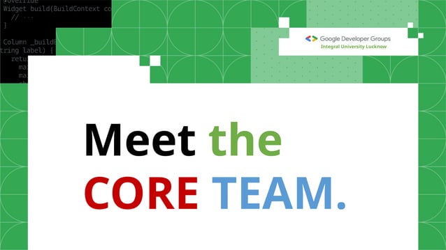 GDGC INFO SESSION PPT AT INTEGRAL UNIVERSITY LUCKNOW | PPT