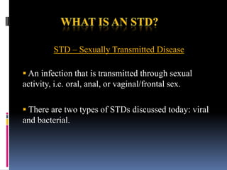 April 2013 Info. STD Overview | PPTX