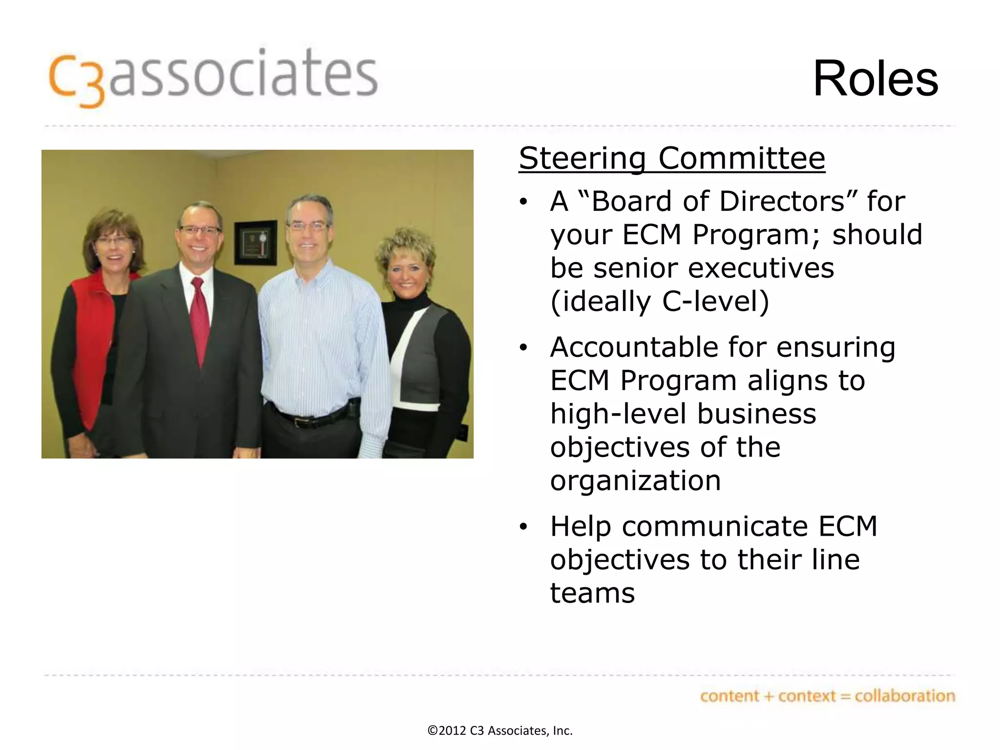 Info360 2012 Built for Success - Creating an Effective ECM Org ...
