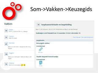 Info 3 vwo_profiel_161117 | PPT