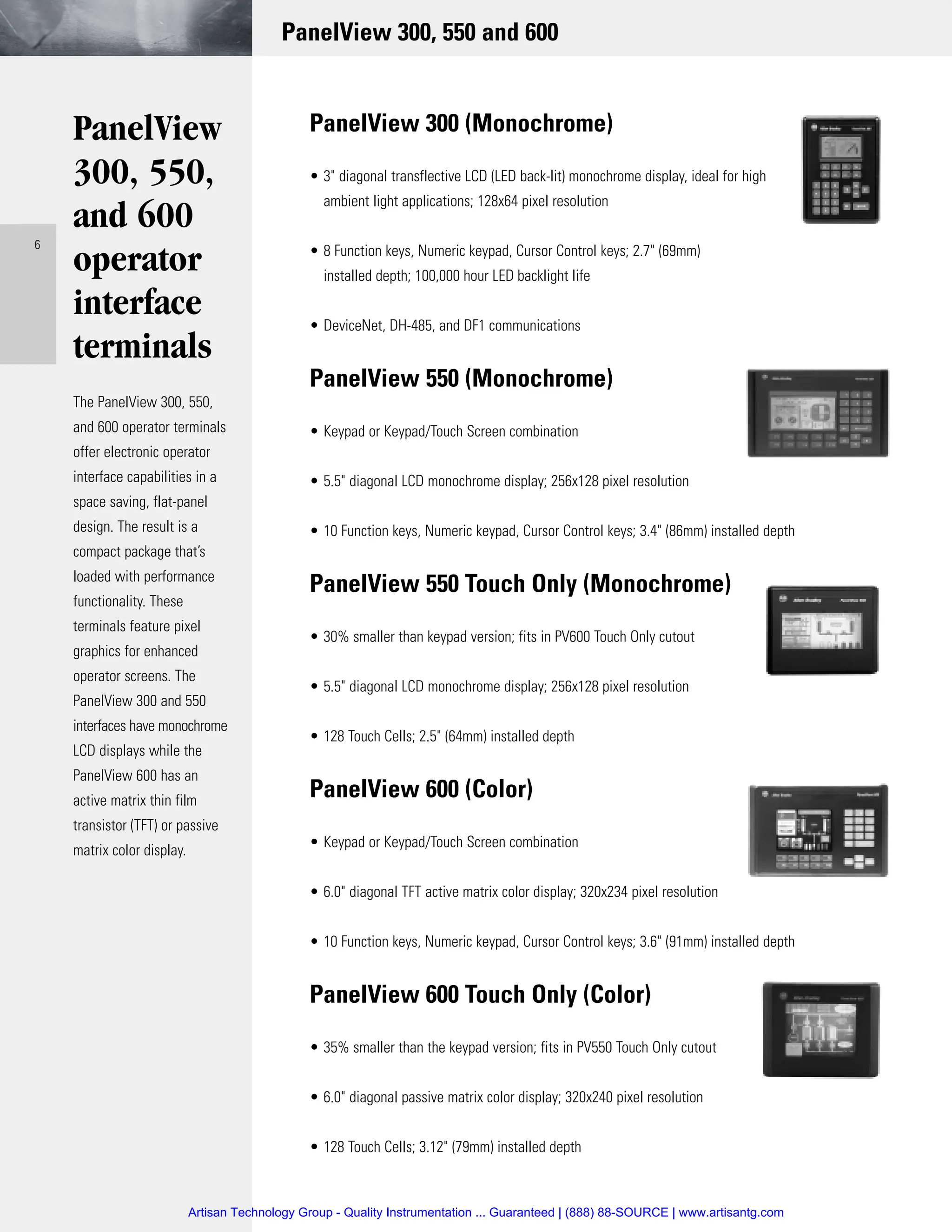 Info_AB_PanelView_Series_Datasheet-ARTIS | PDF