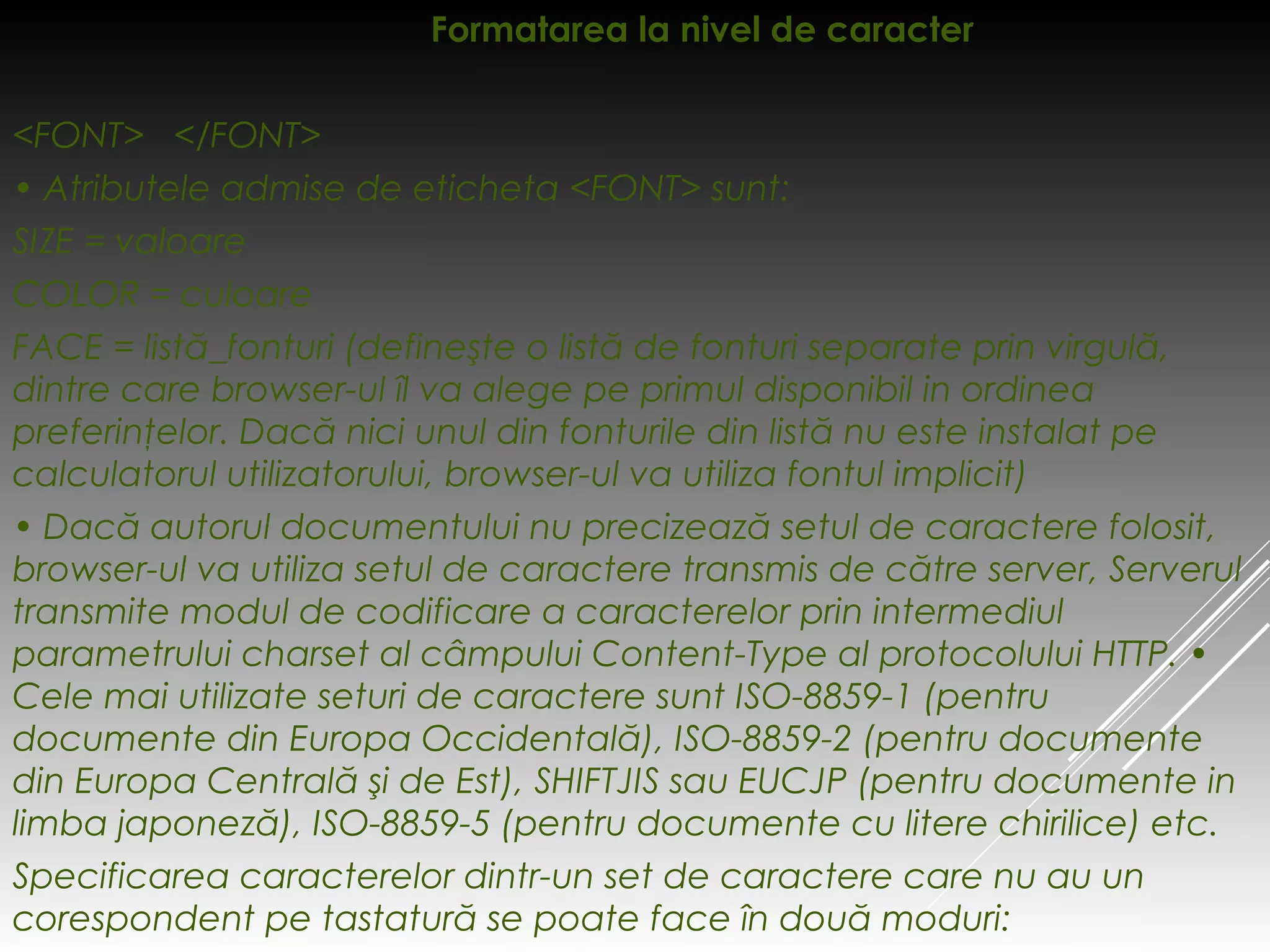 Info an 2 introducere in html | PPTX