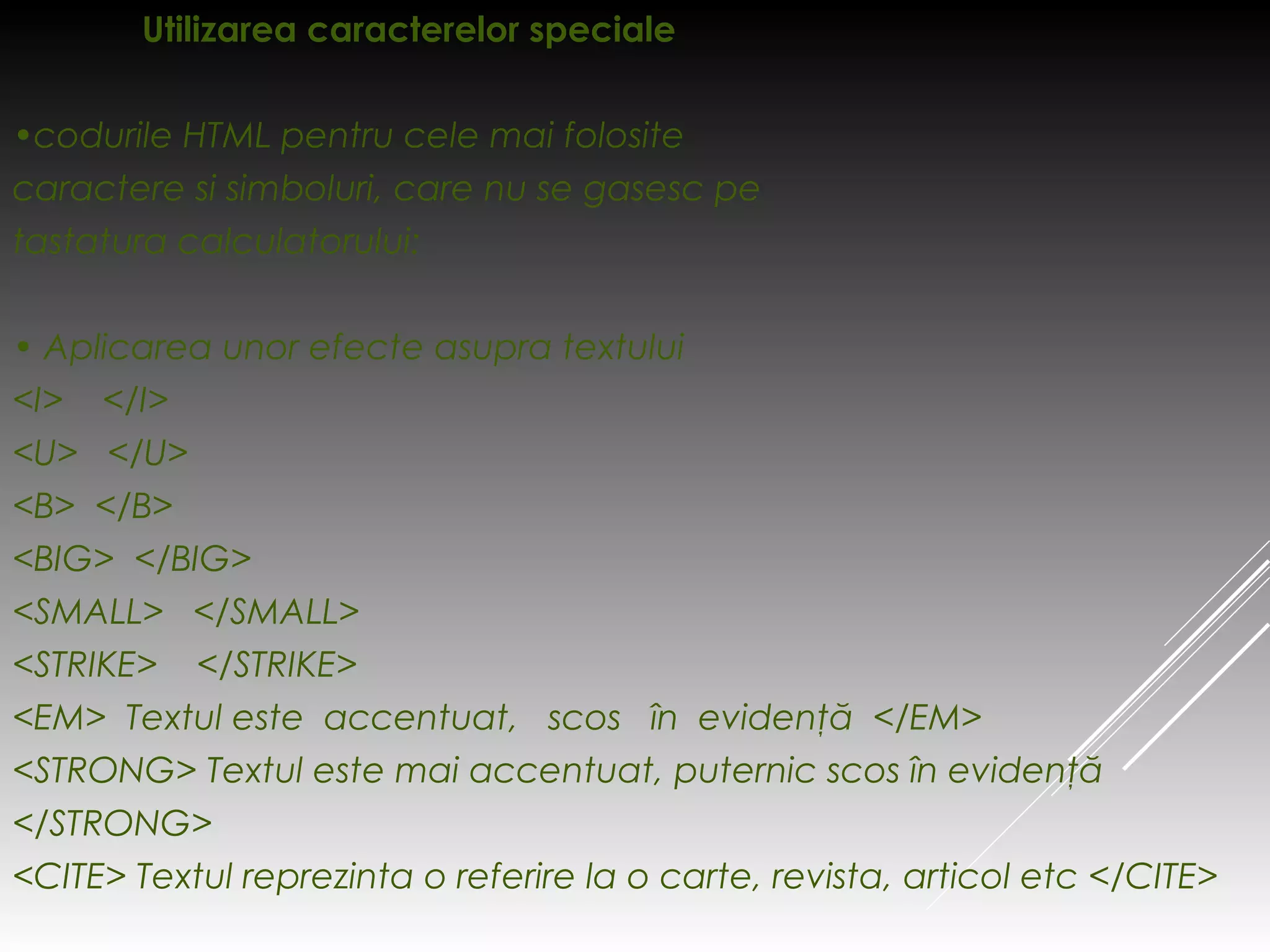 Info an 2 introducere in html | PPTX