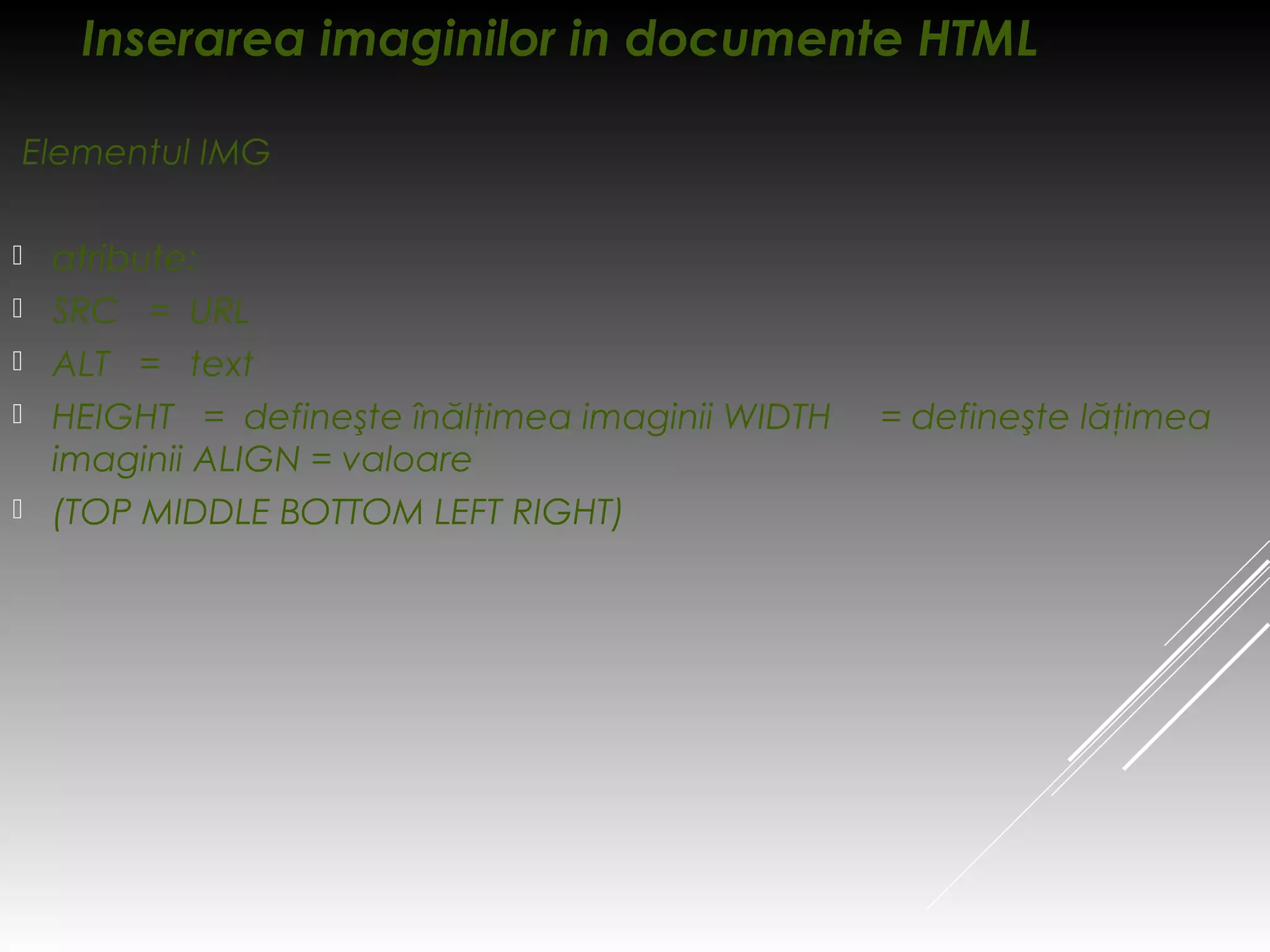 Info an 2 introducere in html | PPTX
