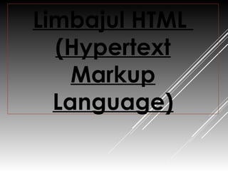 Info an 2 introducere in html | PPT